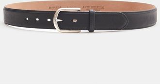 Fausto Colato Herren - Gürtel Antilopenleder dark navy