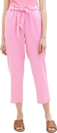 Tom Tailor Damen Relaxed Tapered Hose mit Bindegürtel