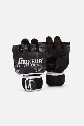 Boxeur Des Rues Black Neoprene Gloves For Fitness Training And Bodybuilding, Unisex, L-XL