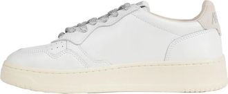 Autry Femme, Chaussures, Blanc, Taille: 38 EU Medalist Low Baskets