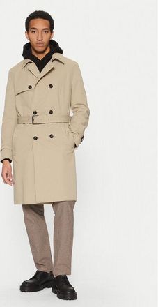 HUGO BOSS Tenchcoat Maluks 50535072 Beige Regular Fit