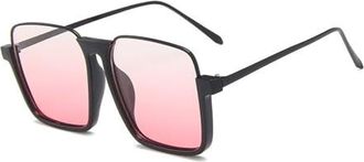 Generic Lunettes De Soleil Carrées À Grande Monture For Hommes, For Lextérieur, Les Vacances, Déplacements Quotidiens(Pink)