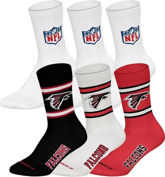 NFL unisexe Chaussettes Paquet de 6 6Pack Crew Socks