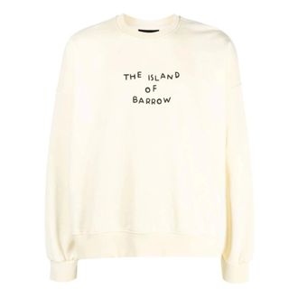 Barrow Barrow, Homme, Sweatshirts et sweats &agrave; capuche, Blanc, Taille: XS Crewneck SweaT-shirt