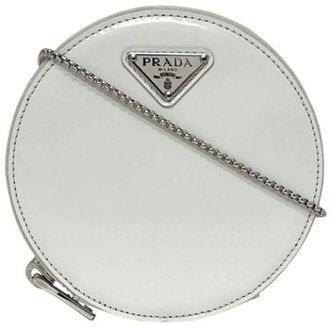 Prada Sac Mini en Cuir Pre-owned - Femme - Pre-owned - Blanc - Taille: ONE Size