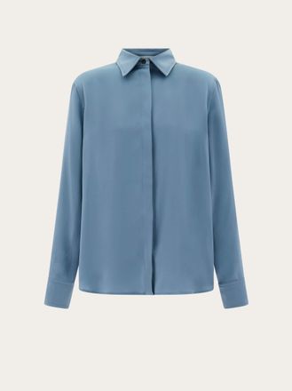 Ferragamo Damen Flie&szlig;ende Bluse Gr&uuml;n
