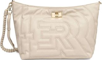 Ermanno Scervino Femme, Sacs, Blanc, Taille: ONE Size Rachele Quilted Maxi Shopper Bag