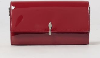 Christian Louboutin Bettina Mini-Tasche aus Lackleder als Wallet on Chain
