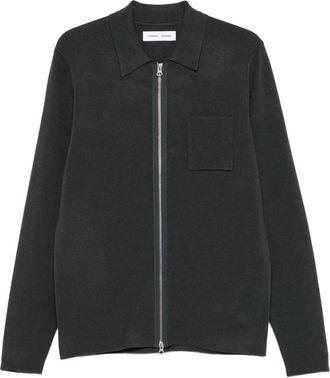 Samsøe & Samsøe cardigan à fermeture zippée - Gris