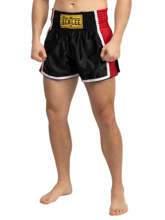 Benlee Rocky Marciano Rocky Marciano Thai Shorts Herren Schwarz Boxen Kampfsport, Gr&ouml;&szlig;enauswahl:M