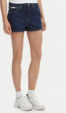 Calvin Klein Jeans Jeansshorts LV047F768G Dunkelblau Slim Fit