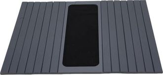 CHICIRIS Plateau Daccoudoir de canap&eacute;, Table Daccoudoir de canap&eacute; en Bois de Bambou avec Coussinet en Silicone Antid&eacute;rapant pour Boissons, T&eacute;l&eacute;phone t&eacute;l&eacute;comman