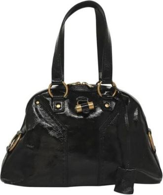 Saint Laurent Pre-owned Toile sacs-main - Femme - Pre-owned - Noir - Taille: ONE Size