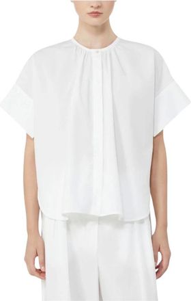 Max Mara Femme, Blouses et Chemises, Blanc, Taille: 40 FR Blouses
