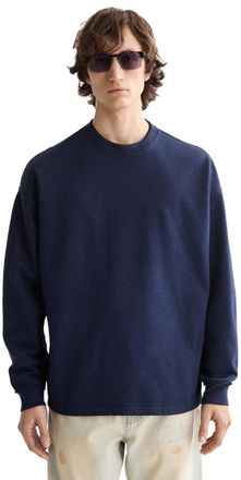Scotch & Soda Herren 3 Crosses Crewneck Sweatshirt, Peacoat, L EU