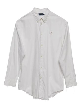 Ralph Lauren chemise à motif Polo Pony pre-owned - Blanc
