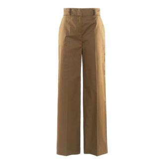Nenette Femme, Pantalons, Vert, Taille: 40 FR Emon Wide Pantalons