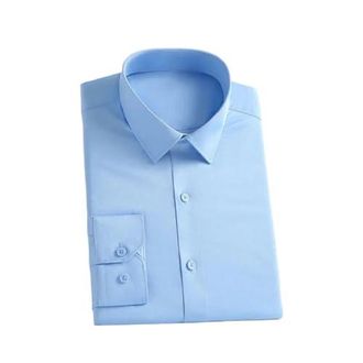 Generic Chemises fines et &eacute;lastiques &agrave; manches longues pour homme, coupe ajust&eacute;e, haut de bureau souple, 7668-27, 3XL