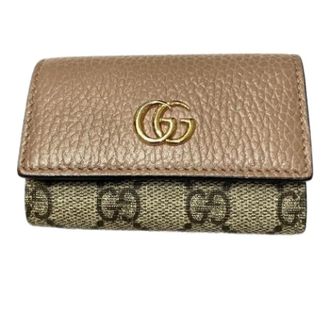 Gucci &Eacute;tui &agrave; cl&eacute;s Pre-owned - Femme - Pre-owned - Beige - Taille: ONE Size