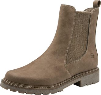 Tamaris Damen Stiefel Vegan beige 39