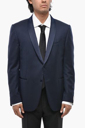 Corneliani Smokingjacke CERIM.ACADEMY aus Schurwolle mit Schalkragen Corneliani