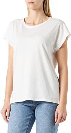 Vero Moda T-Shirt VMPIA SS Wide Top Noos pour Femme, Blanc Neige, Taille M, Blanche-Neige, M