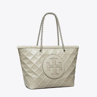 Tory Burch Damen Ella Chain Shearling Tote
