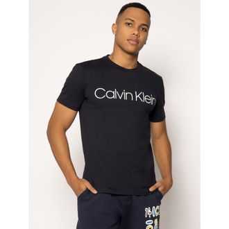 Calvin Klein T-Shirt Logo K10K104063 Dunkelblau Regular Fit