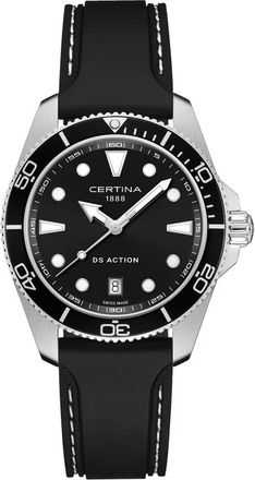 Certina DS Action 40mm Quartz Schwarz Kautschuk Herrenuhr C048.410.17.051.00