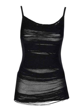 The Attico Robe Courte - Noir