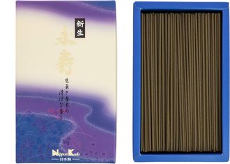 Nippon Kodo NIPPON Kodo 22042 Klapptritt Eiju Shinsei Balsamico Kr&auml;uter- und Holz R&auml;ucherst&auml;bchen 17 x 10 x 4 cm violett