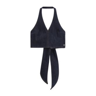 Please Canotta - - Tops - Damen - Blau - L