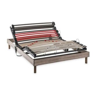 Les Tendances Les Tendances - deko dream Ensemble matelas+sommier relaxation &eacute;lectrique comfort Samba - 140x200 cm - Matelas mousse