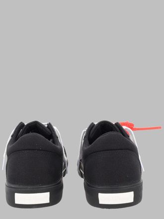 Off-white Low-Top Cotton Sneakers - Black