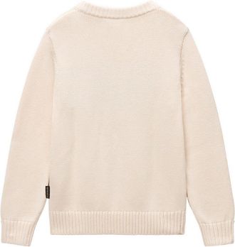 Napapijri Strickpullover Rundhals, Rippb&uuml;ndchen