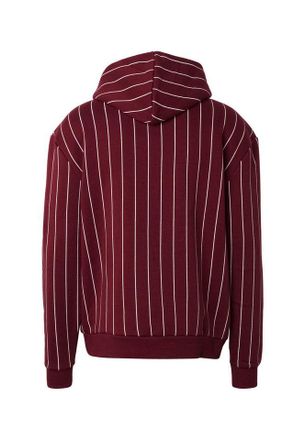 Karl Kani Rundhalspullover Karl Kani Cursive Varsity Pinstripe Hoodie (1-tlg)