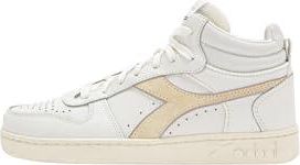 Diadora Femme Magic Basket Demi Leather WN Chaussure de Gymnastique, White Lilac Marble, 38 EU