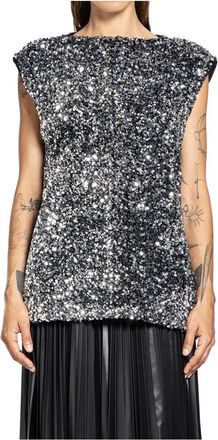 Junya Watanabe Femme, Tops, Multicolore, Taille: 38 FR Sequin Top