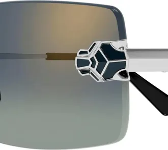 Cartier CT0598S Rimless Silver Sunglasses - Silver