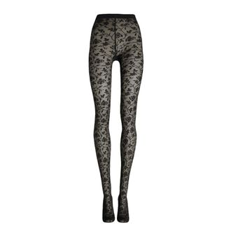 Wolford Bas de Rose - Femme - Sous-v&ecirc;tements - Noir - Taille: 36 FR