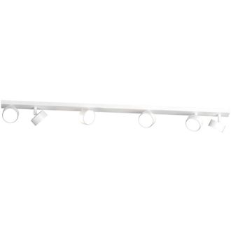 Top-Light Top light track edra 1210 6 bi gx53 led plafonnier mural moderne avec spots orientables