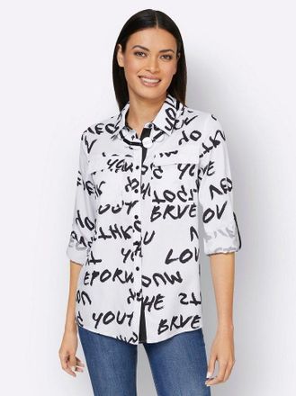 Cr&eacute;ation L Klassische Bluse Bluse Langarm