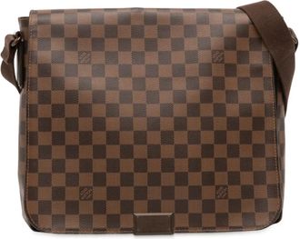 Louis Vuitton Hobo Bags - Damier Ebene District MM - Gr. unisize - in Braun - für Damen