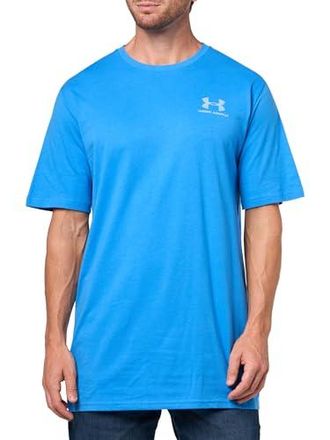 Under Armour T-Shirt de Sport Colorblock pour Homme, (411) Blue Atlantis / / Blue Calm, Taille 5XL