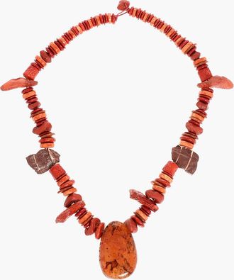 Dsquared2 Multicolour Necklace With Maxi Stone Pendant Dsquared2