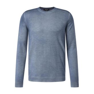 Avant Toi Luxuri&ouml;ser Cashmere Seiden Pullover - - Knitwear - Herren - Blau - XL
