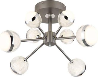 Globo Lighting Deckenlampe Deckenleuchte Wohnzimmerlampe dimmbar Fernbedienung led Tageslicht