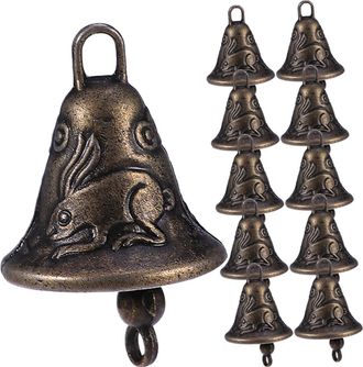 Angoily 50stücke Legierung Glocke Anhänger Hängeornament Für Weihnachtsbaum Tür Wand Fenster Veranda DIY Handwerk Weihnachten Dekorationsglocke