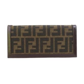Fendi Pre-owned Canvas Wallet - - Pre-owned - Damen - Braun - ONE SIZE