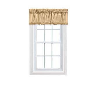 Ellis Curtain Stacey Durchsichtiger Ballonvolant, 152,4 x 38,1 cm, Mandel